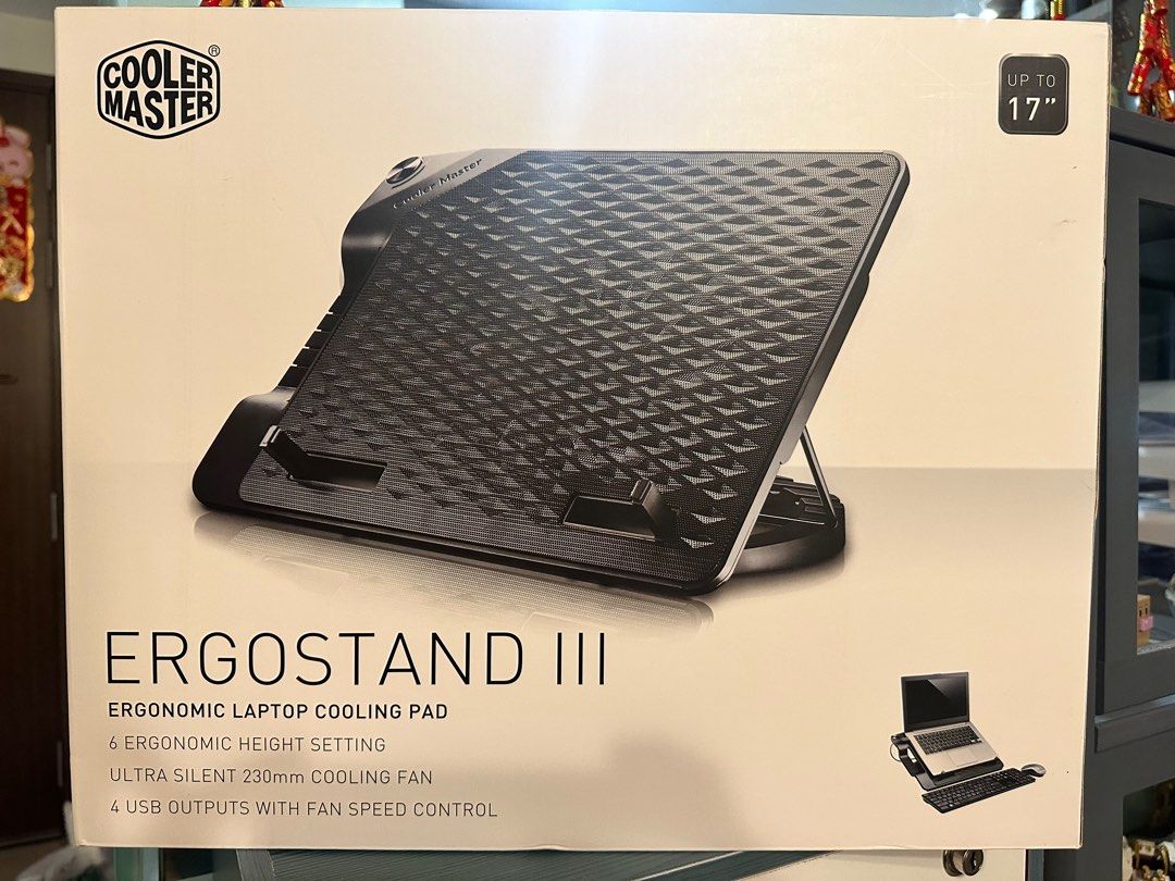 Cooler Master ErgoStand III Notebook Cooler, Computers & Tech, Parts ...