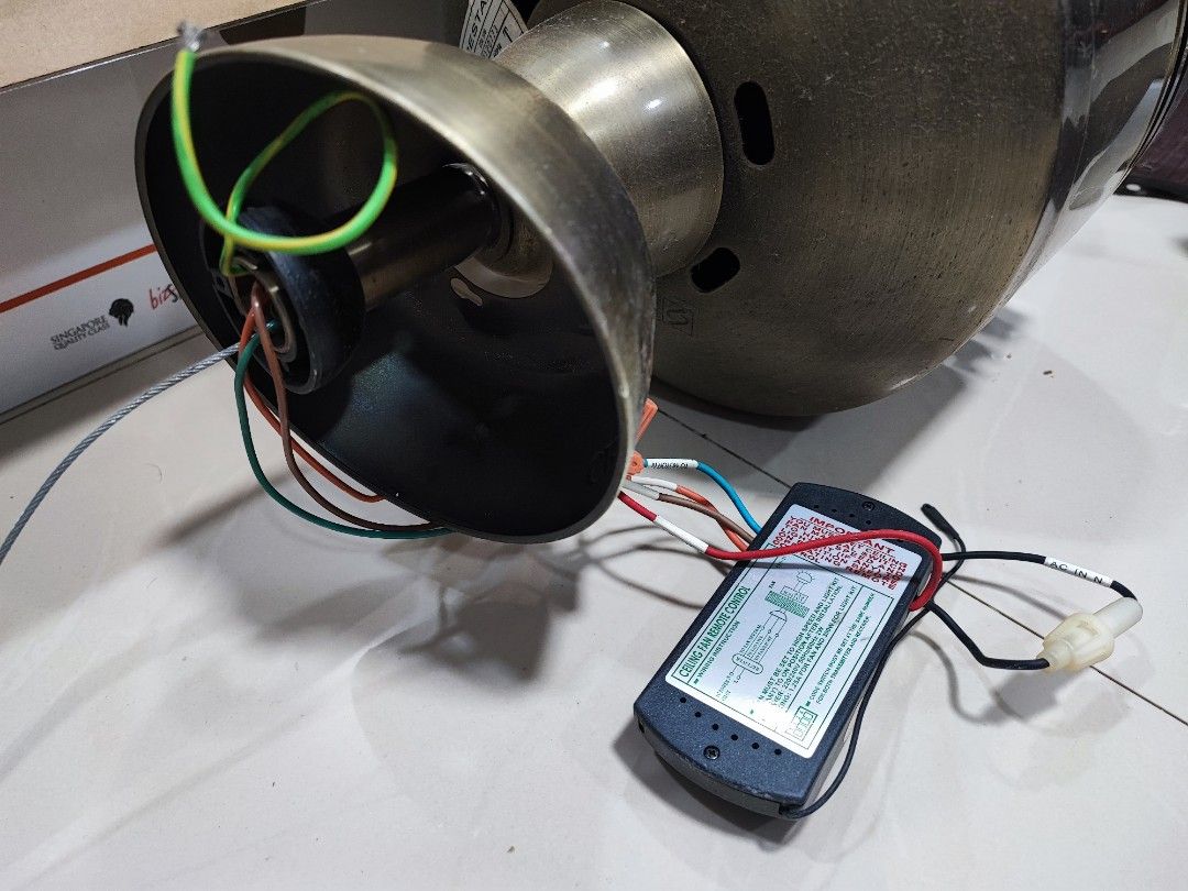 Crestar 5-Blades Fan With Remote Control, Furniture & Home Living ...