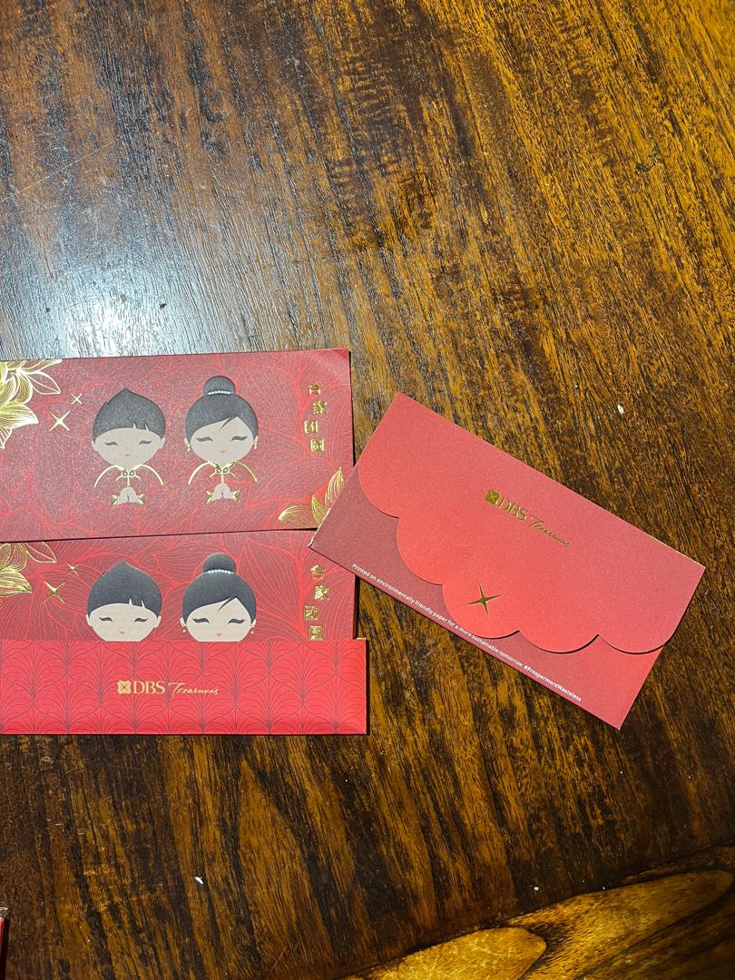 Dbs treasures red packet x8, Hobbies & Toys, Stationery & Craft, Other ...