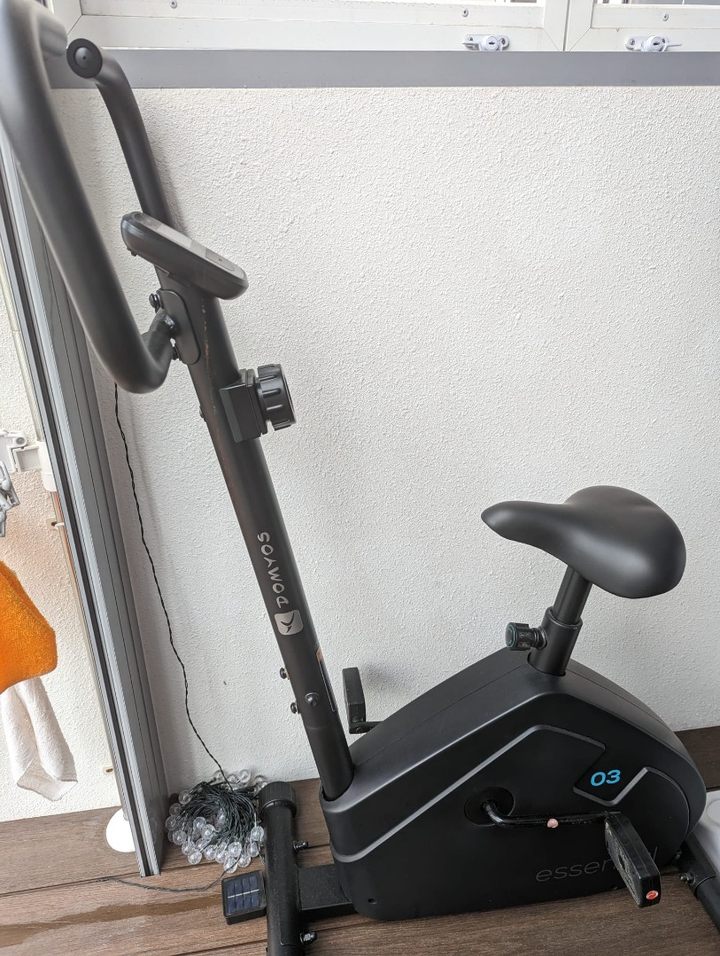 Decathlon exercise bike EB100 Domyos EB Essential, Sports Equipment ...
