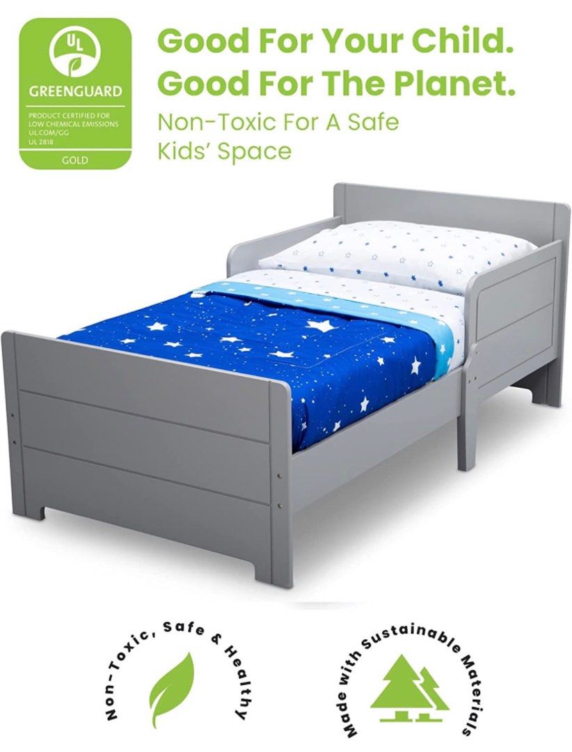 Delta Kids Wood Bed Frame, Furniture & Home Living, Furniture, Bed ...