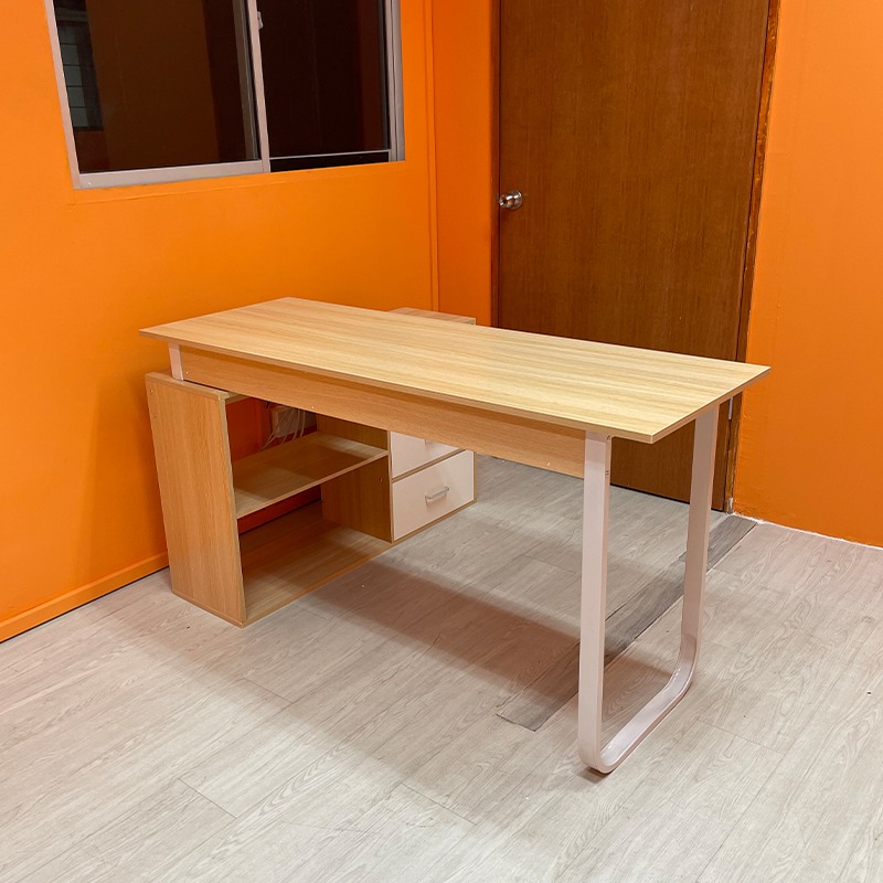 Desk Office Table Study Table Light wood color, Furniture & Home Living ...