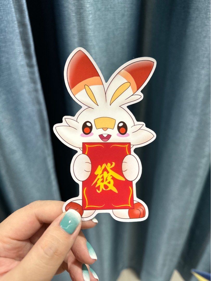 Die Cut Pokemon Stickers | Eevee | CNY Scorbunny, Hobbies & Toys ...
