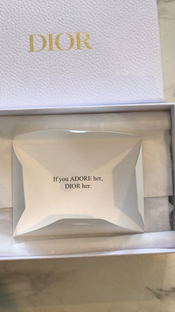 Dior Message Card, Luxury, Bags & Wallets on Carousell