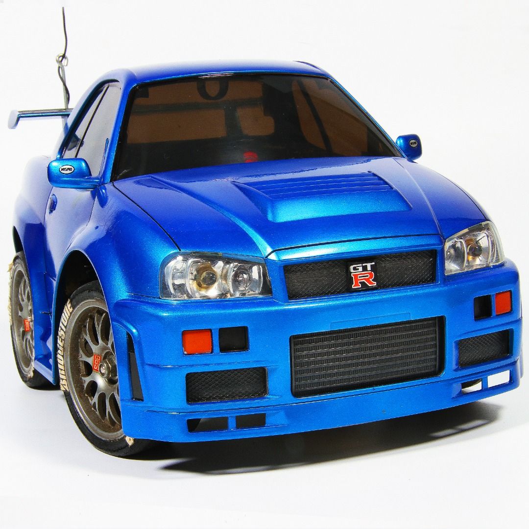 DIY Q版 RC Nissan Skyline GTR R34, 興趣及遊戲, 玩具 & 遊戲類 - Carousell