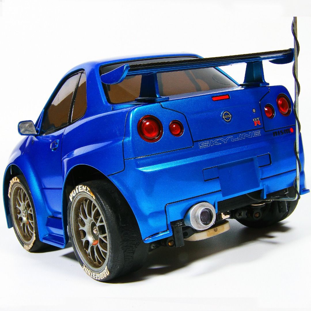 DIY Q版 RC Nissan Skyline GTR R34, 興趣及遊戲, 玩具 & 遊戲類 - Carousell