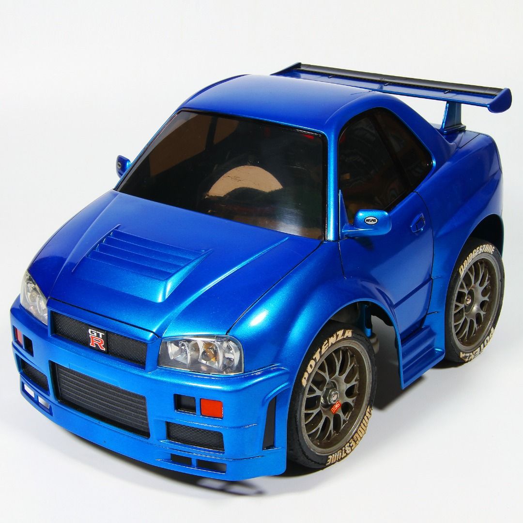 DIY Q版 RC Nissan Skyline GTR R34, 興趣及遊戲, 玩具 & 遊戲類 - Carousell