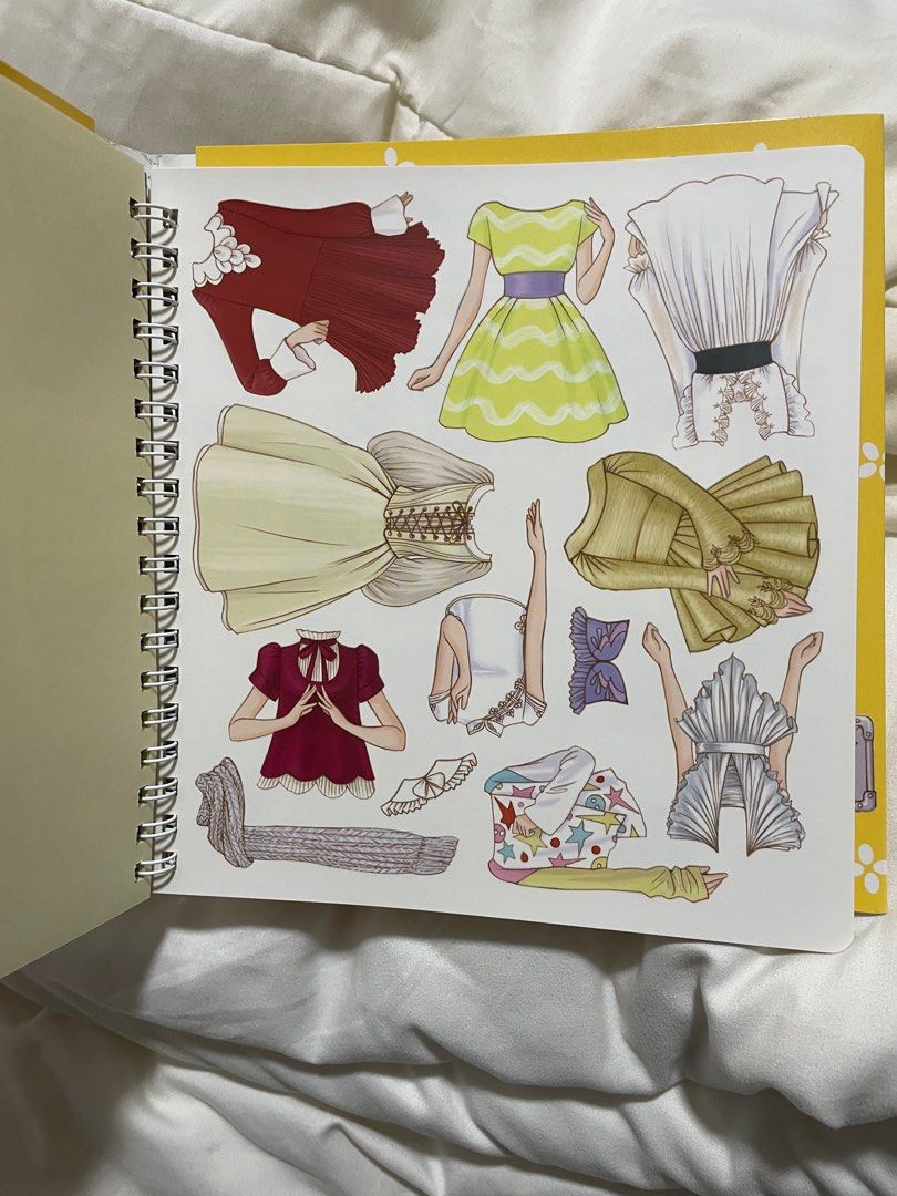 Doll dress up sticker book OShare Note, Hobbies & Toys, Books ...