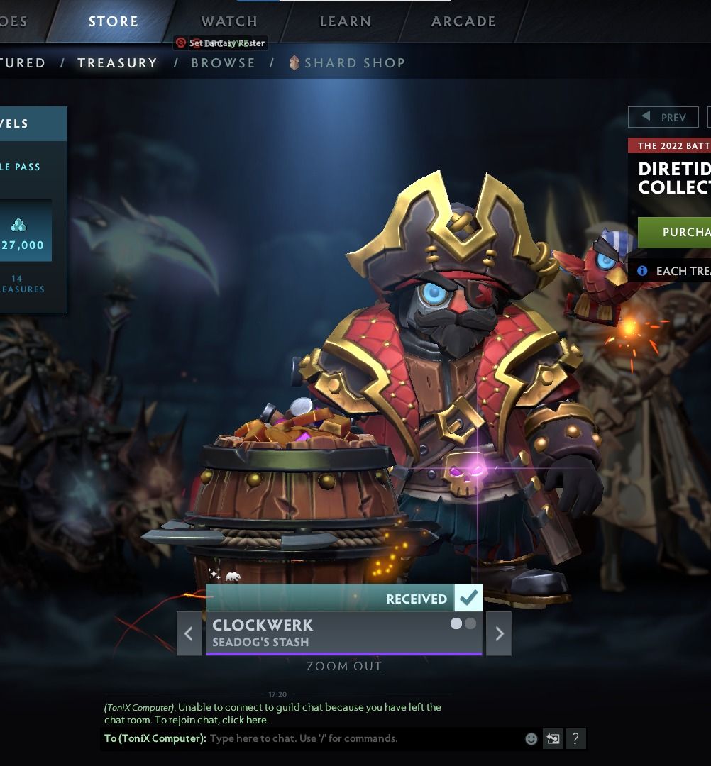 Dota 2 Collector's Cache 2022 PART 1 (Clockwerk - Seadog's Stash ...