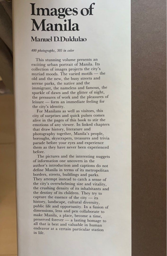 Duldulao : Images of Manila, Hobbies & Toys, Books & Magazines ...