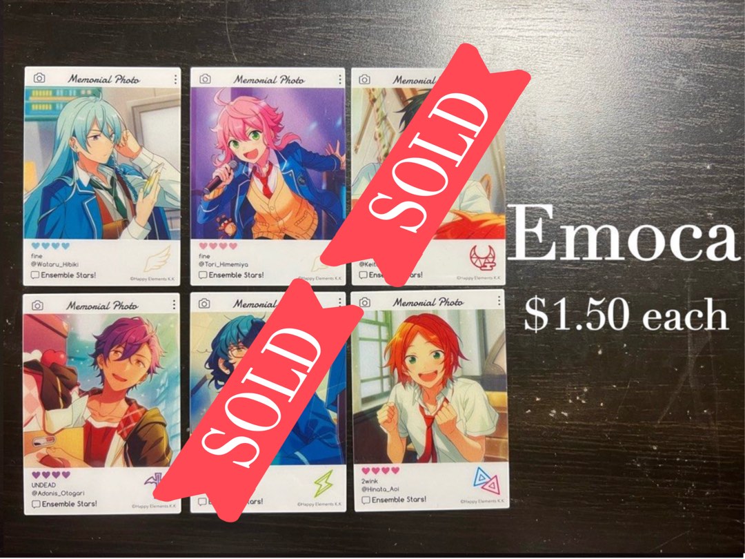 Ensemble Stars (enstars) Emoca, Hobbies & Toys, Memorabilia & Collectibles, J-pop on Carousell