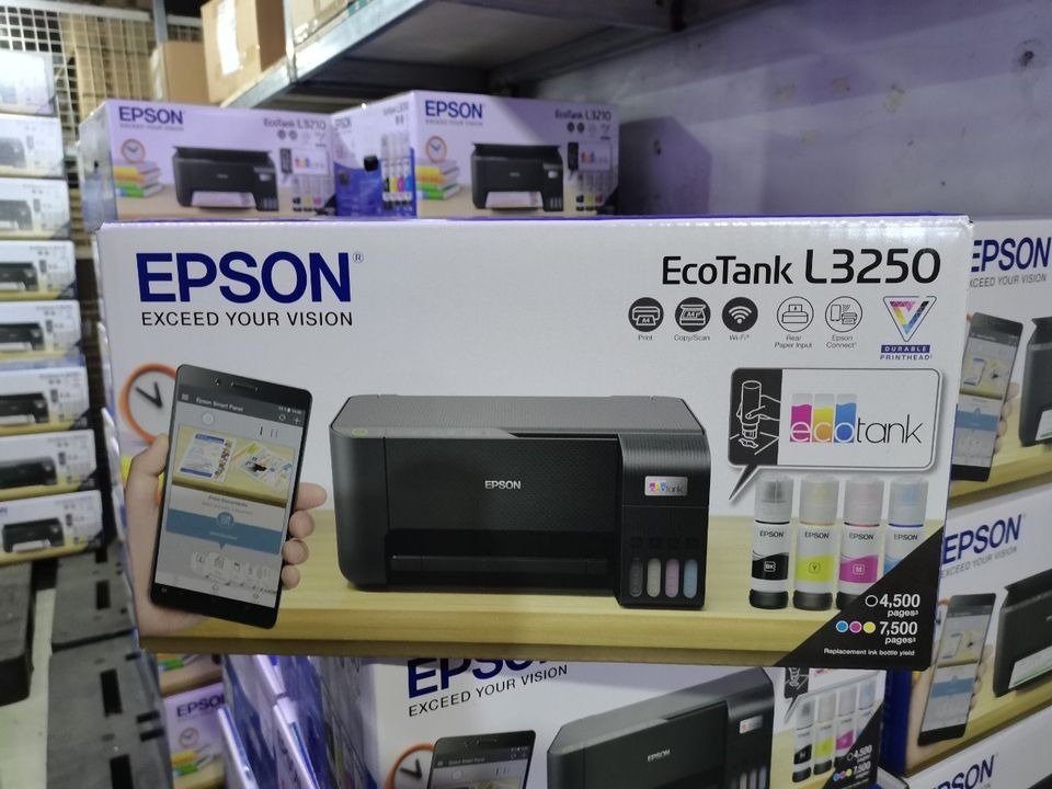 Epson Eco Tank L3250 A4 Wi-Fi All-in-One Ink Tank Printer, Computers ...