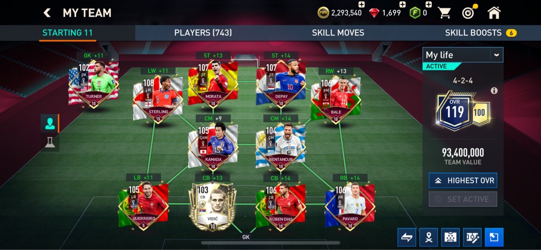 Fifa mobile team, Video Gaming, Video Games, Others on Carousell