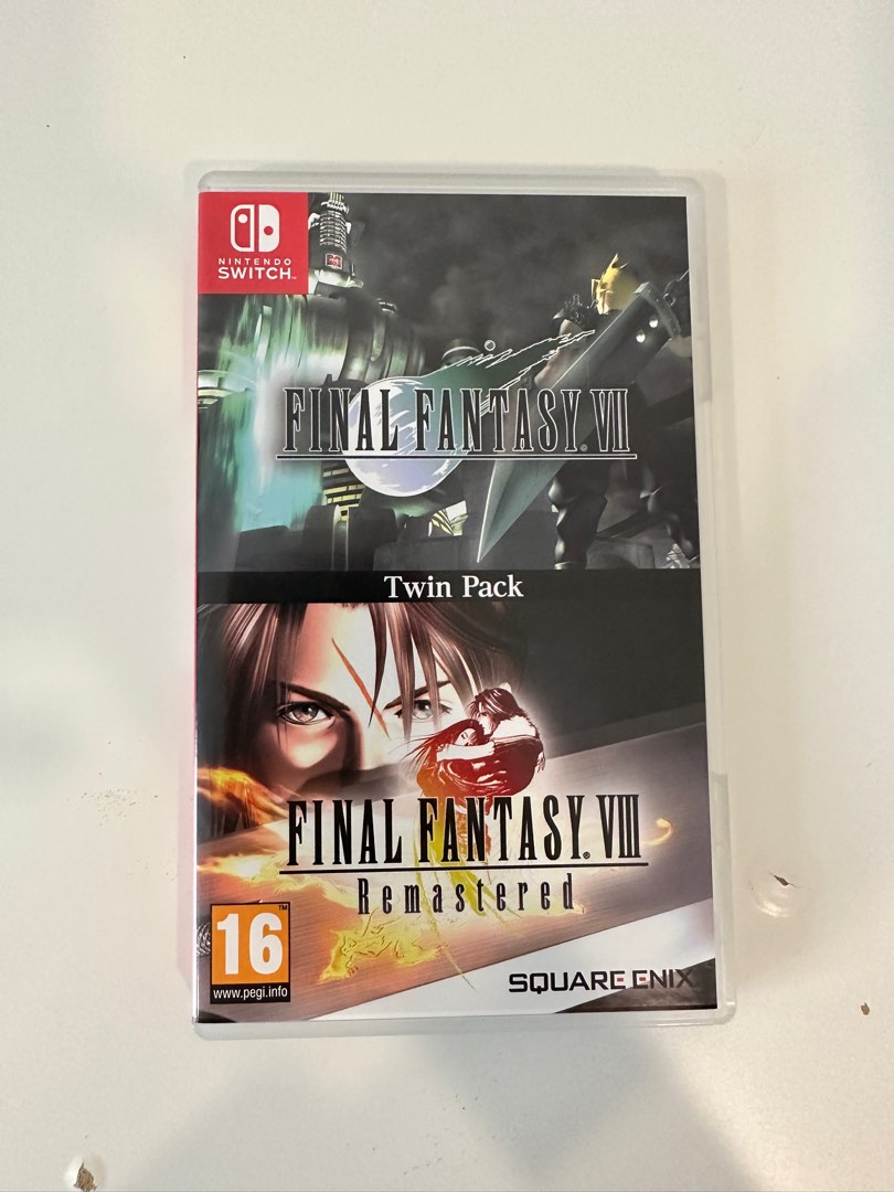 Final Fantasy VII + Final Fantasy VIII twin pack Nintendo Switch game ...
