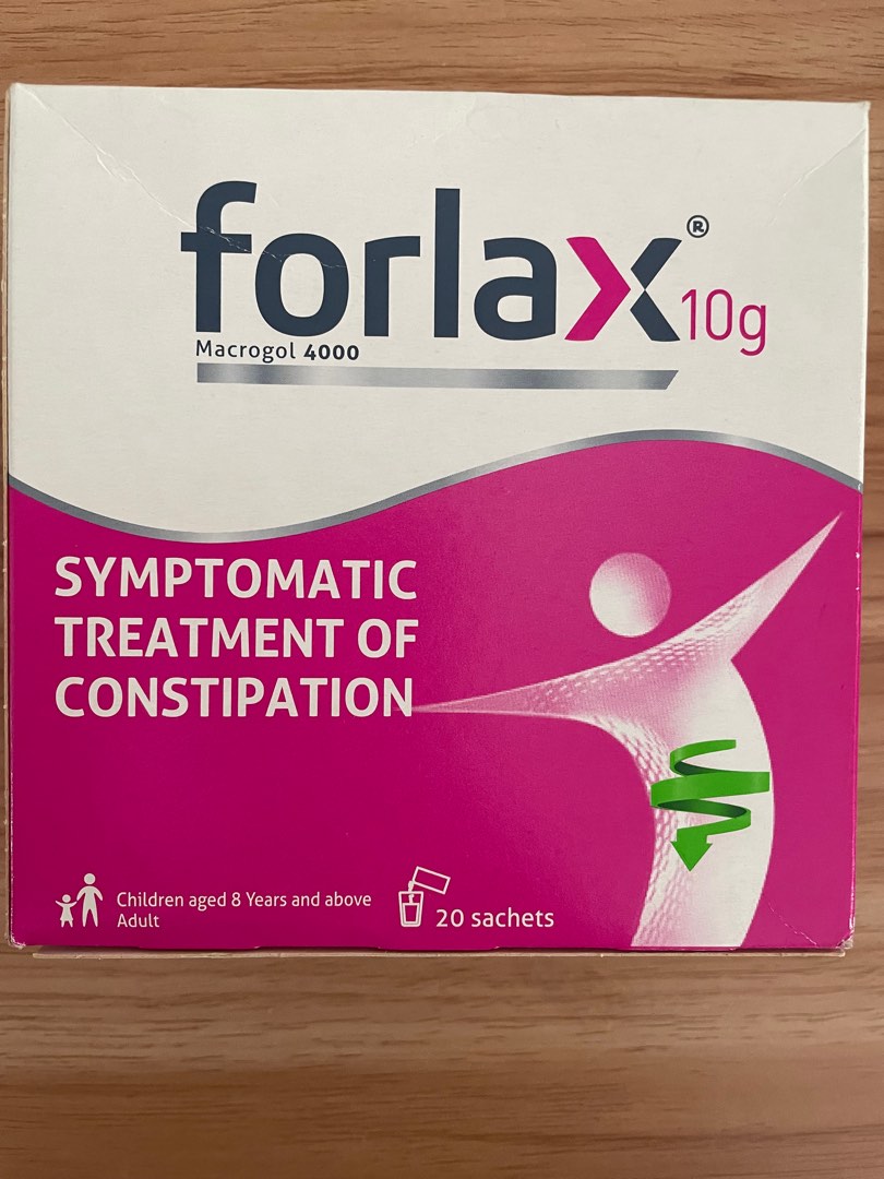 Forlax 20 sachets a box, Health & Nutrition, Medical Supplies & Tools ...