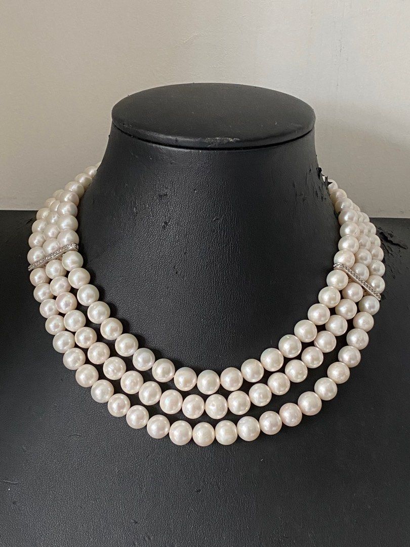 Freshwater pearls necklace - high lustre, Women's Fashion, Jewelry ...