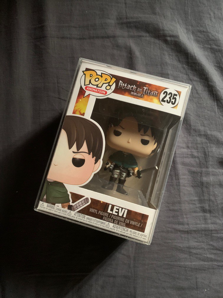 [FUNKO] Levi Funko Pop - Attack on Titan, Hobbies & Toys, Toys & Games ...