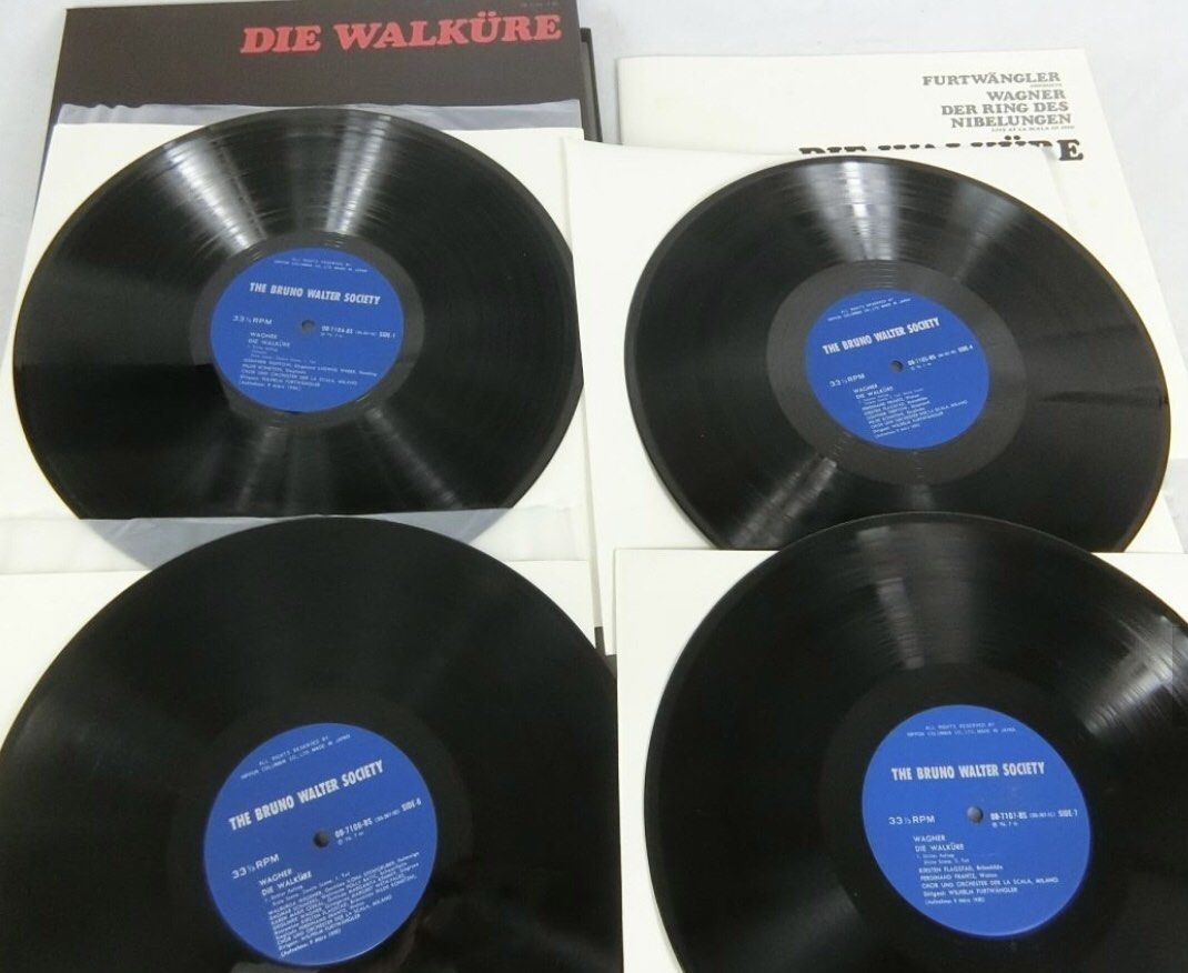 Furtwangler Wagner Der Ring Des Nibelungen MONO 16 LPs Box Set Vinyl Record, Hobbies & Toys ...