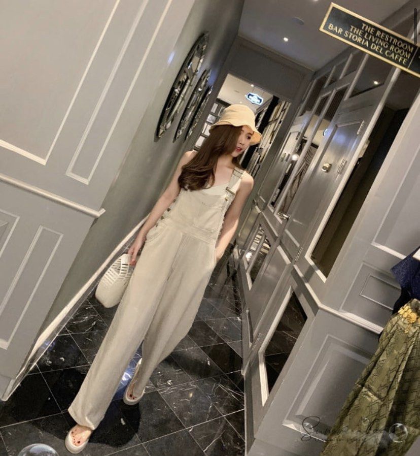 GAGA CUSTOMADE FLUID DUNGAREES, Women's Fashion, Dresses & Sets ...