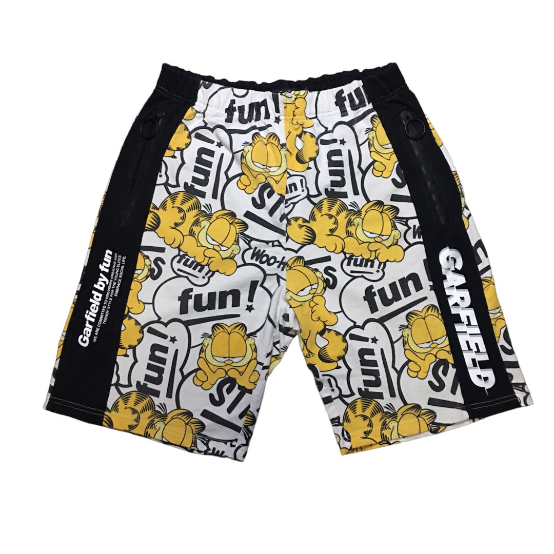 Garfield Short by Fun AOP, Men's Fashion, Bottoms, Shorts on Carousell