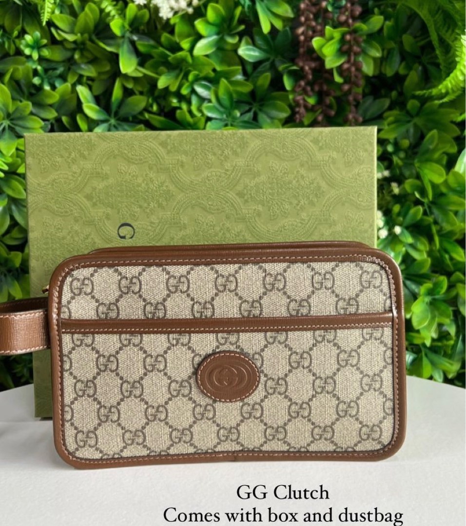GG clutch, Luxury, Bags & Wallets on Carousell