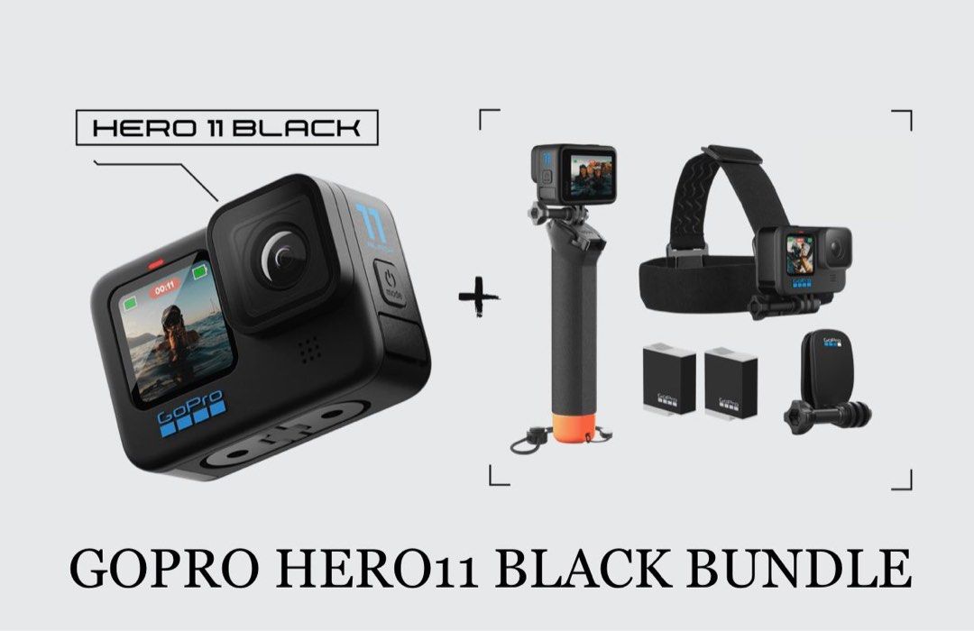 Gopro Hero 11 Black Bundle, Photography, Cameras on Carousell
