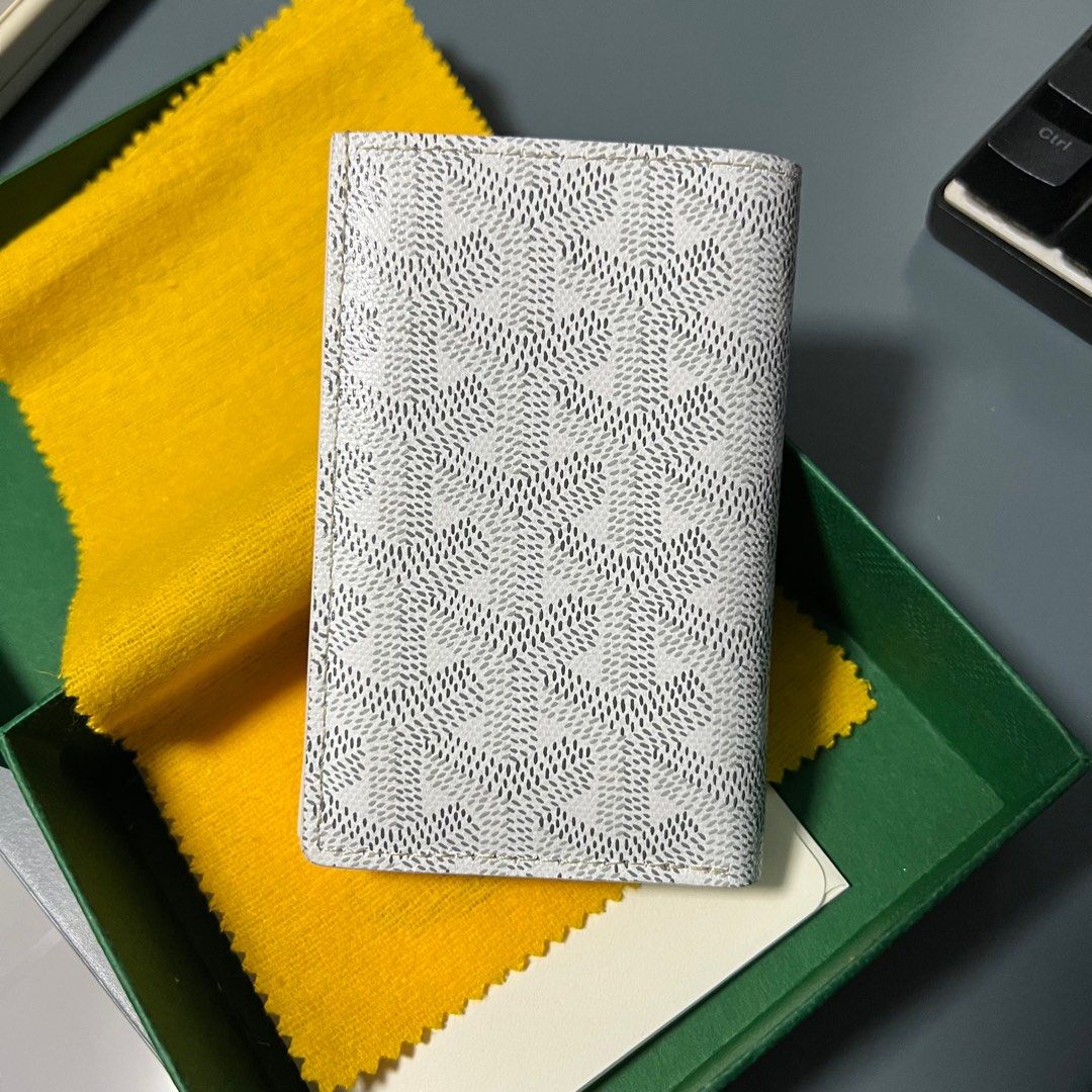 Goyard St Pierre card holder wallet white, Luxury, Bags & Wallets on ...