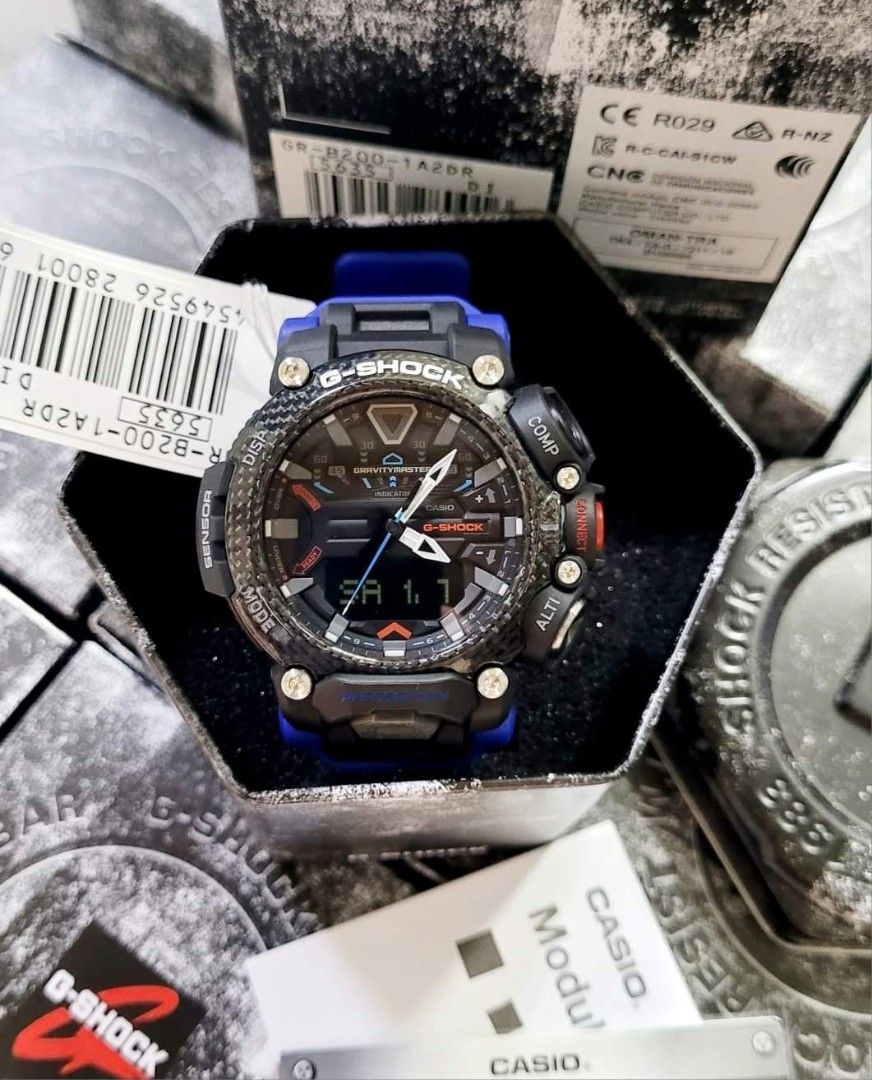 Gshock GravityMaster Quad Sensor Grb2001a2dr, Men's Fashion, Watches ...