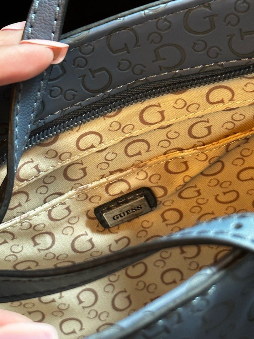 Guess monogram cross-body bag, Women's Fashion, Bags & Wallets, Cross ...