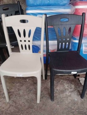 HAMPAS BLACK & WHITE CHAIRS, Furniture & Home Living, Furniture, Chairs ...