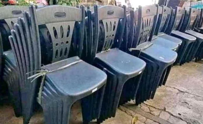 HAMPAS ELASTIC CHAIRS BLACK, Furniture & Home Living, Furniture, Chairs ...