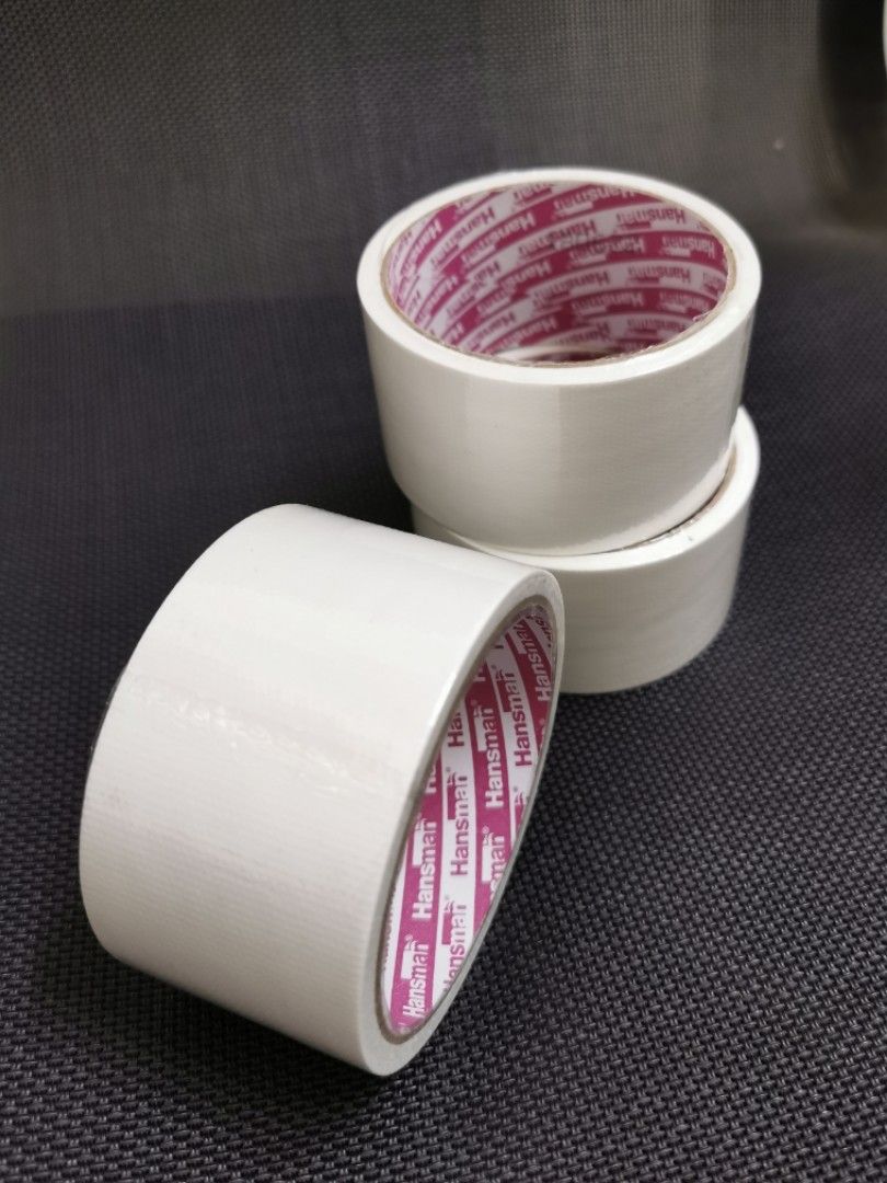 Hansman Cloth Tape (White), Hobbies & Toys, Stationery & Craft, Craft ...