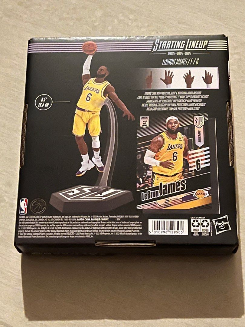 Hasbro NBA Starting Lineup / Lebron James 6 / Lakers / Series 1 / 6 ...