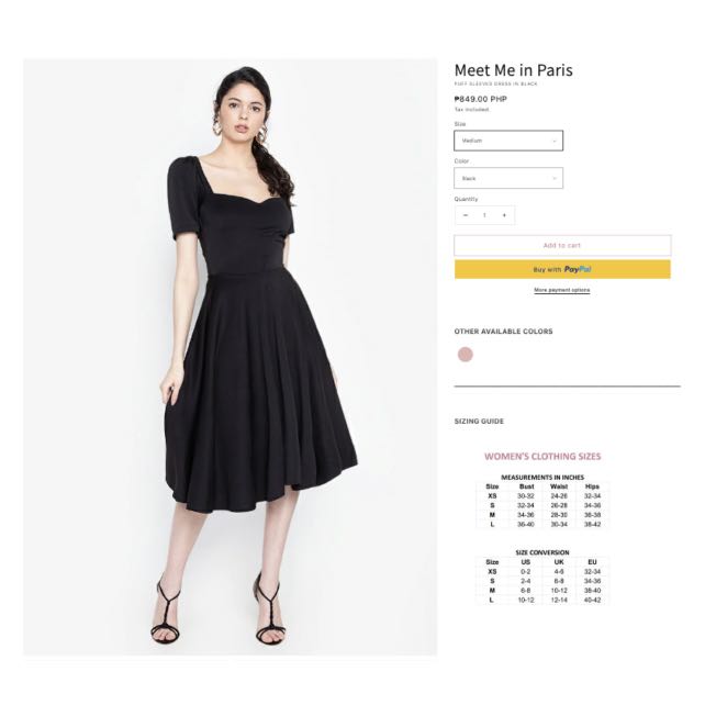 Heather Clothing Dress in Meet Me in Paris, Women's Fashion, Dresses ...