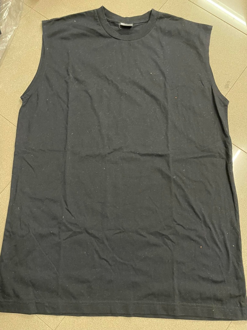 Heavy Cotton Top (Sando) Black 20 Pesos Each, Men's Fashion, Tops ...