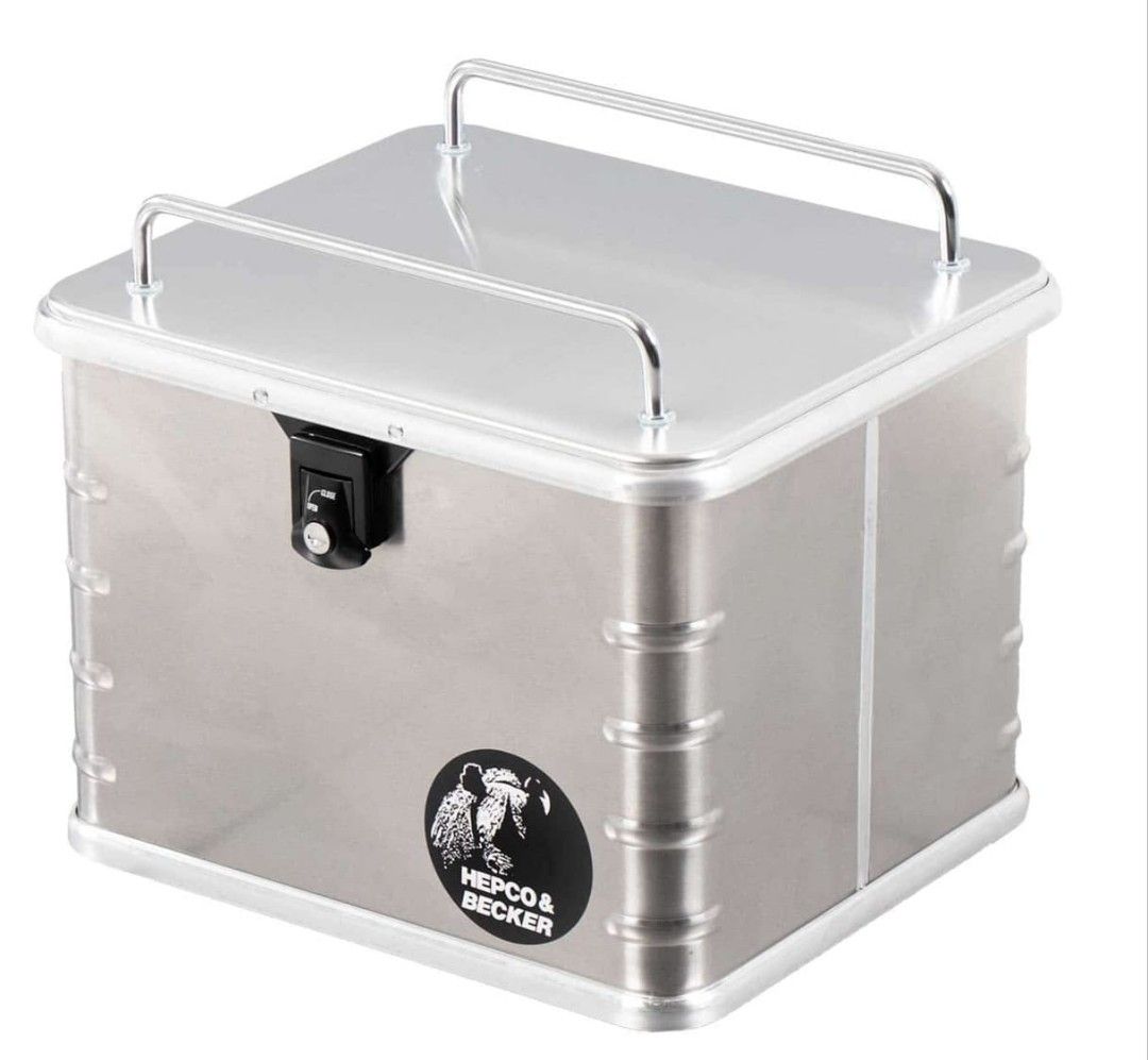 Hepco & Becker 6100 Aluminum Topcase, Motorcycles, Motorcycle ...