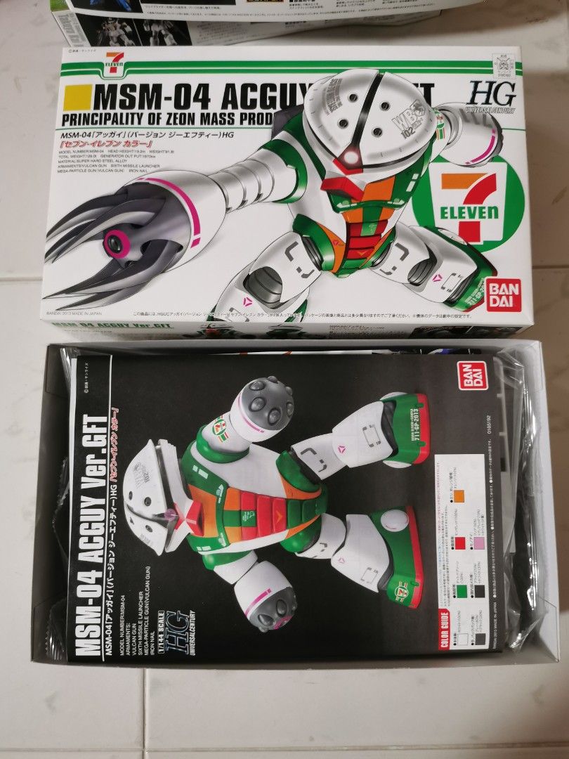 HG 1/144 Acguy Ver. GFT (Gundam 7-Eleven Collaboration Ver.), Hobbies ...