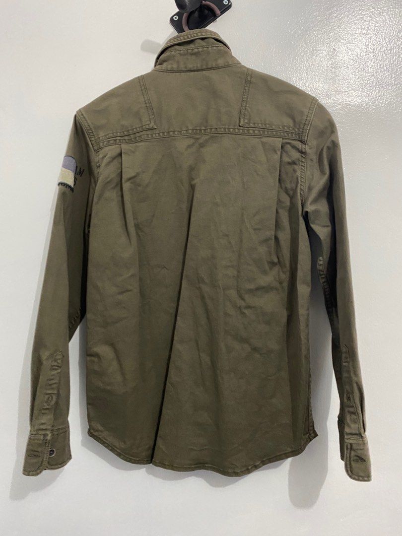 H&M Military Jacket, Men's Fashion, Coats, Jackets and Outerwear on ...