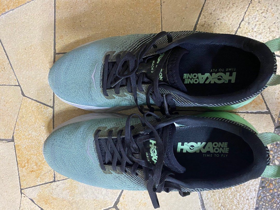 Hoka Mach 3 running sports shoe US 10, UK9.5, Men's Fashion, Footwear ...