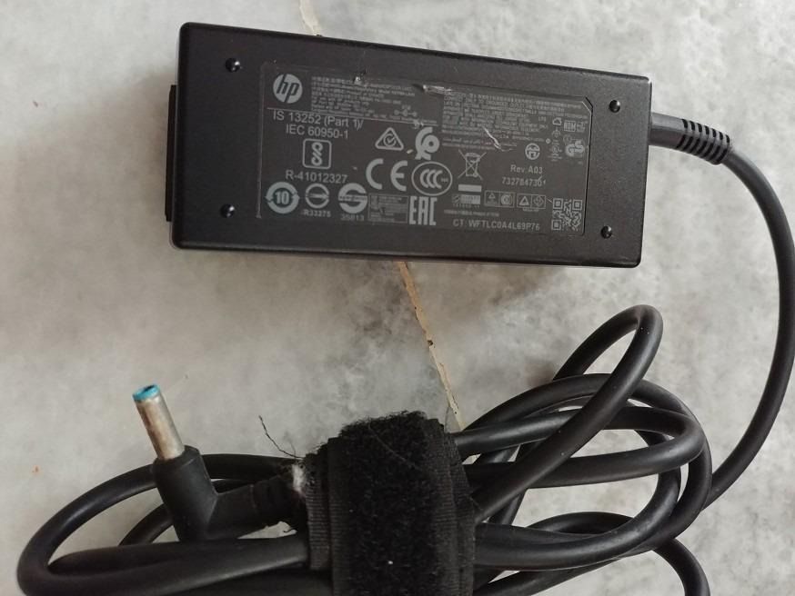 HP LAPTOP ORIGNAL BLUE PIN CHARGER 19.5V-2.31A>