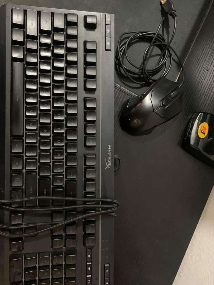 HYPER X KEYBOARD WITH FREE MOUSE, Computers & Tech, Parts & Accessories ...