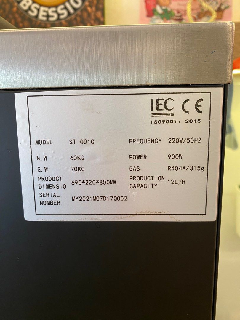 Ice cream soft serve machine, TV & Home Appliances, Kitchen Appliances ...