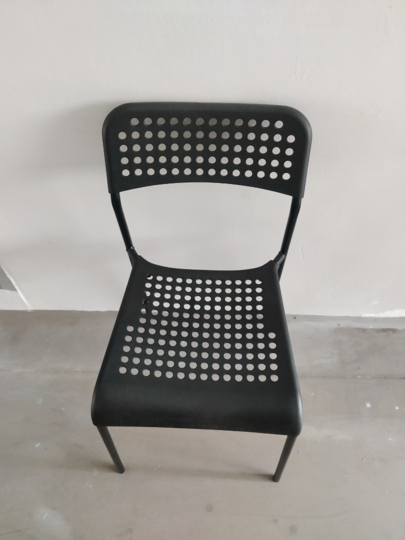 IKEA ADDE chair (black), Furniture & Home Living, Furniture, Chairs on ...