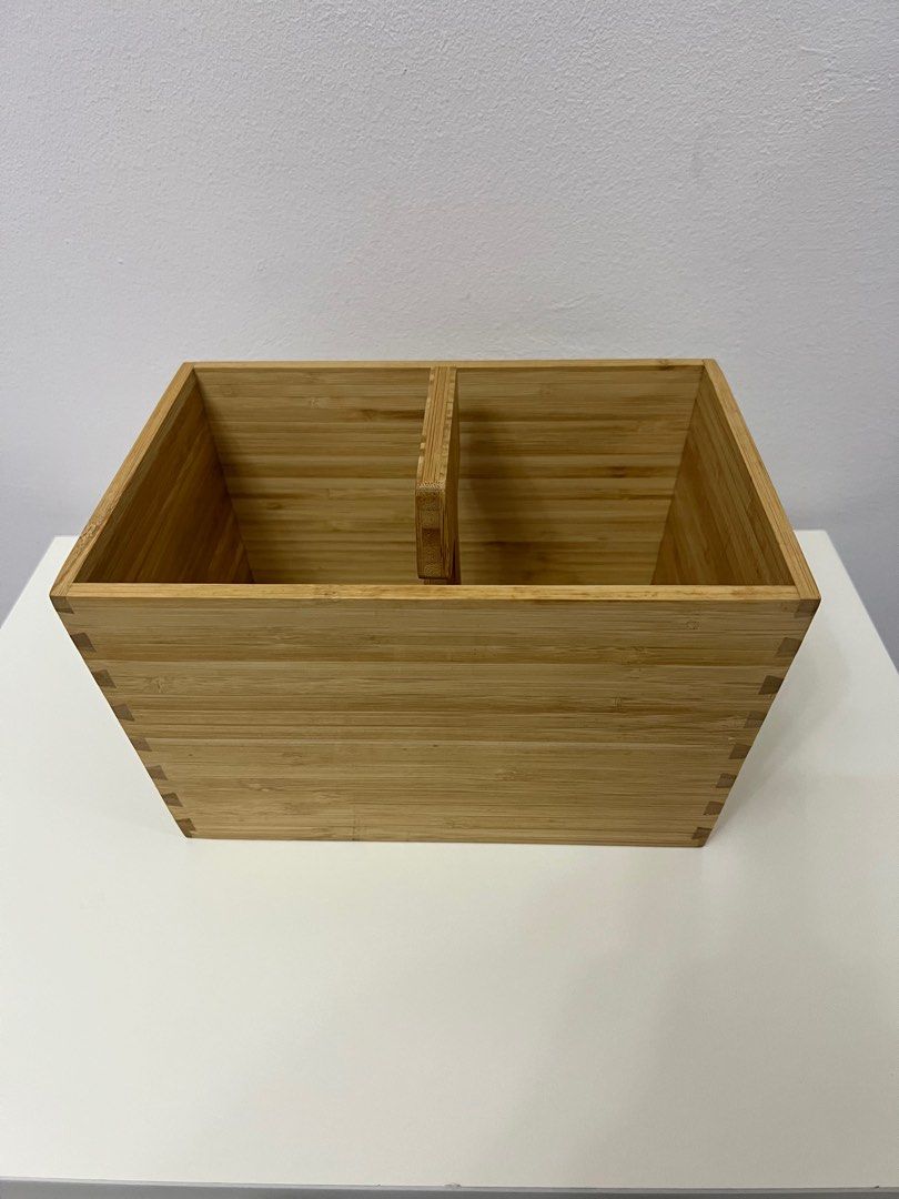 IKEA Wooden Storage Box, Furniture & Home Living, Home Improvement ...