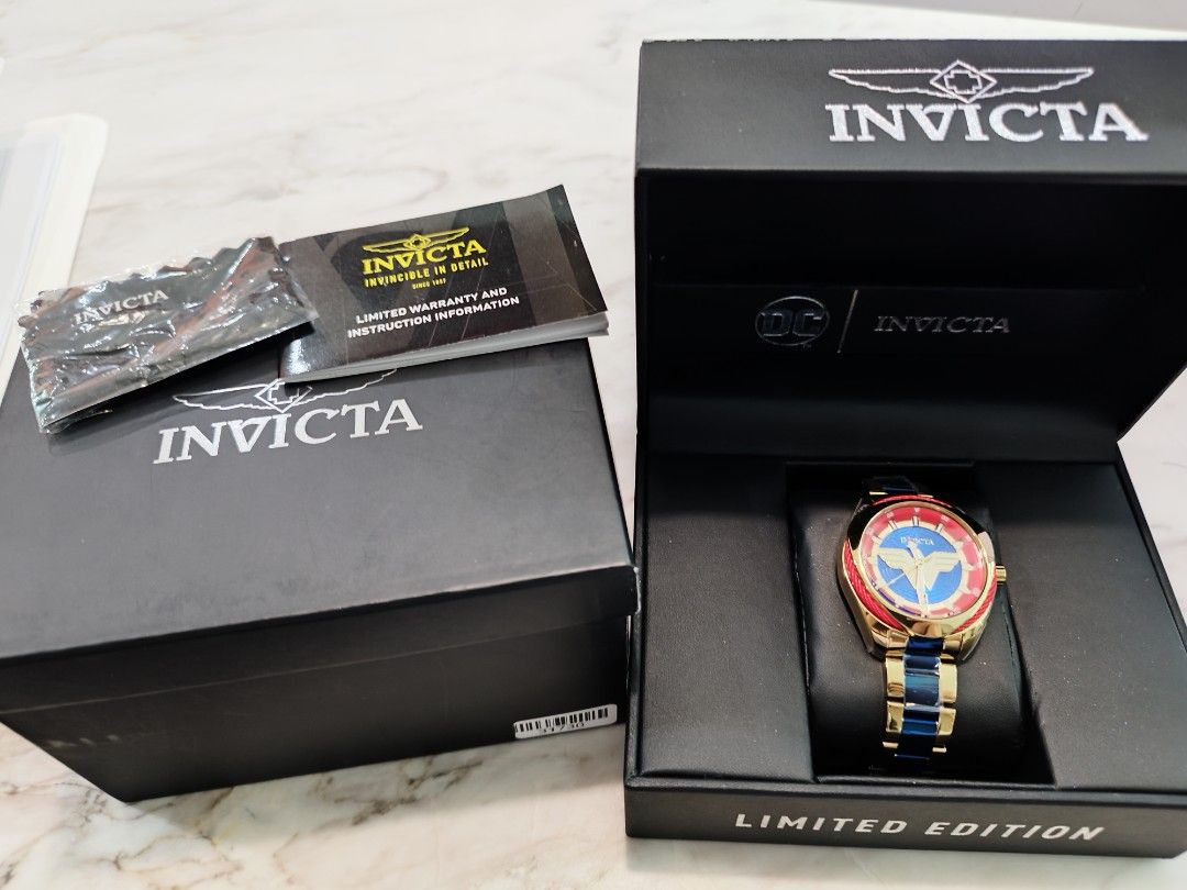 Invicta Wonder Woman watch, Luxury, Accessories on Carousell