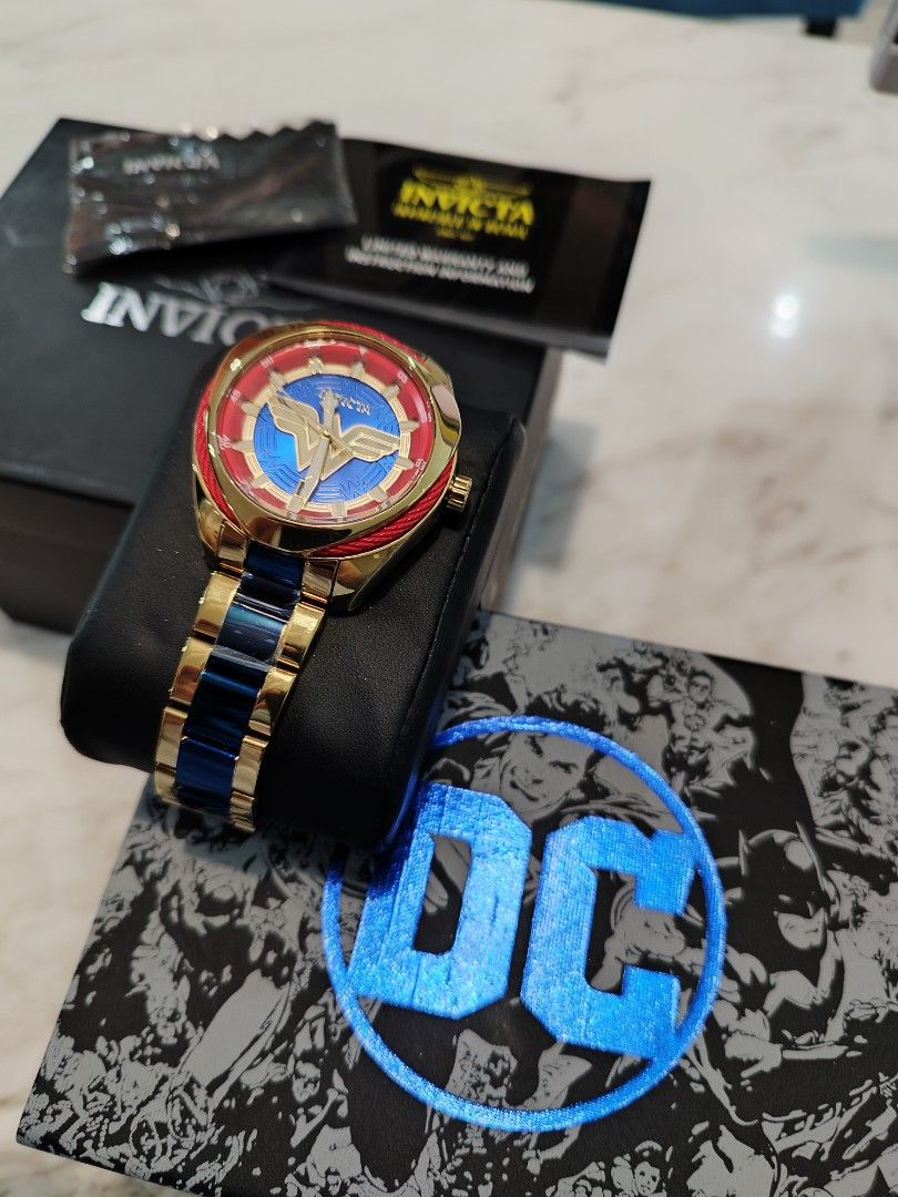 Invicta Wonder Woman watch, Luxury, Accessories on Carousell