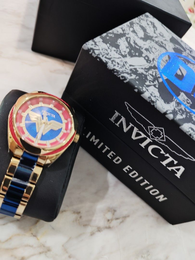 Invicta Wonder Woman watch, Luxury, Accessories on Carousell