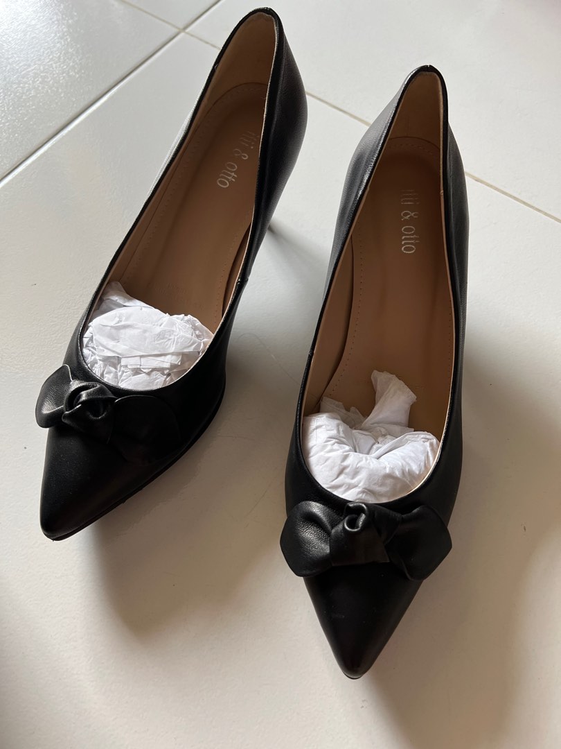 Itto & Otto black working shoes (used twice), Women's Fashion, Footwear ...