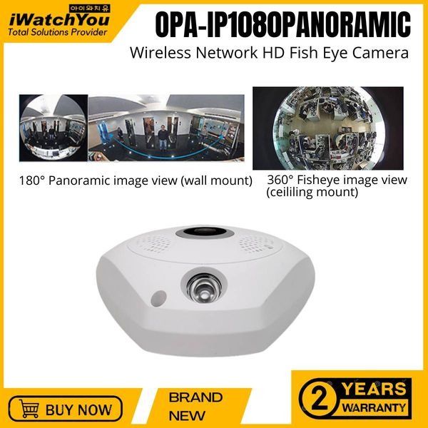 iWatchYou OPA-IP1080PANORAMIC Wireless Network HD Fish Eye Camera ...