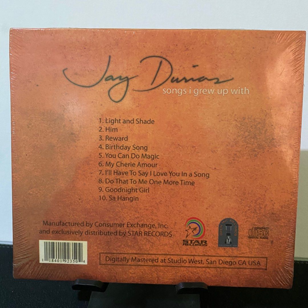 Jay Durias - Songs I Grew Up, Hobbies & Toys, Music & Media, CDs & DVDs ...